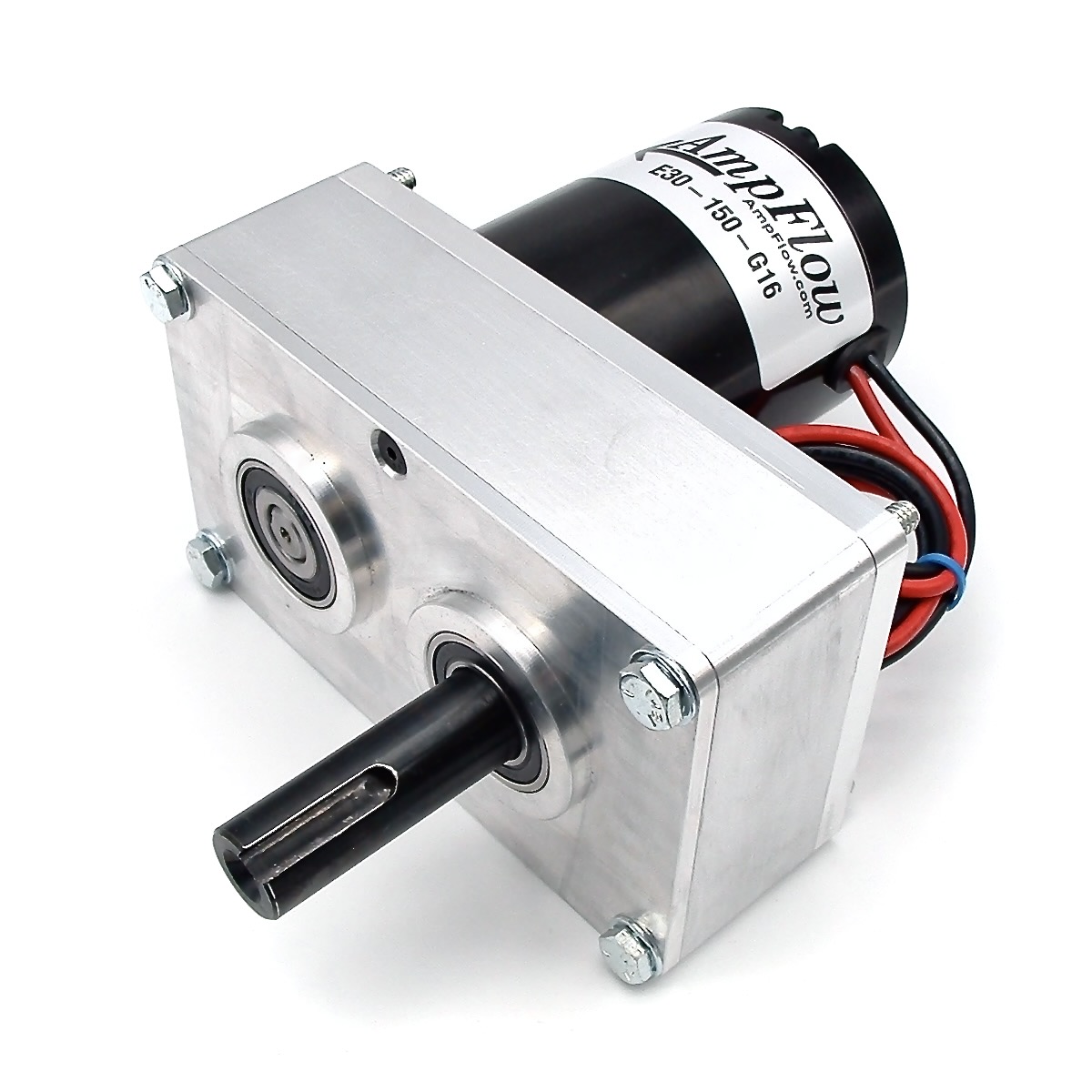 AmpFlow - AmpFlow E30-150 24V Motor with 16:1 Speed Reducer #E30-150-24-G16